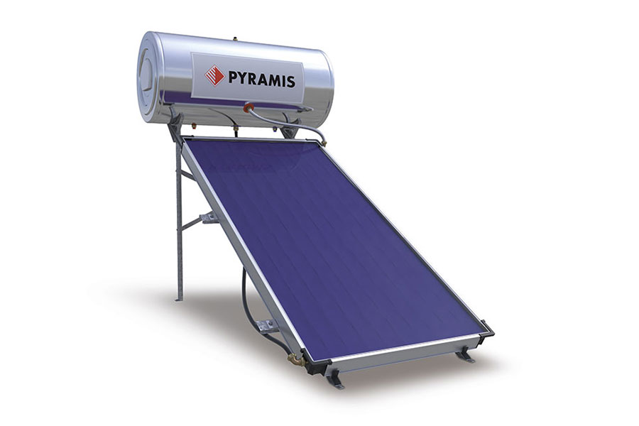 PYRAMIS ΗΛΙΑΚΟΣ ΘΕΡΜΟΣΙΦΩΝΑΣ 160LT ΕΠΙΛΕΚΤΙΚΟΥ ΜΟΝΟΥ ΣΥΛΛΕΚΤΗ ΤΡΙΠΛΗΣ ...